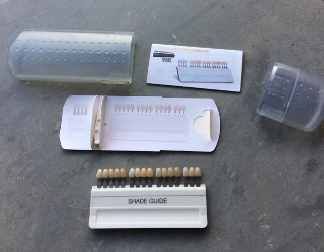 ZAHN FARBSCHLÜSSEL TABELLE von Merz Dental Shade Guide Vollständig ...