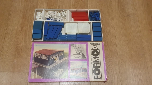 DDR SPIELZEUG BAUKASTEN System FORMO - Flachbautyp OVP ähnlich PeBe DDR ...