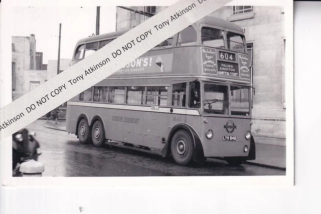 LONDON TRANSPORT - Q1 Type Trolley Bus No. 1848 On Route 604 - Photo ...