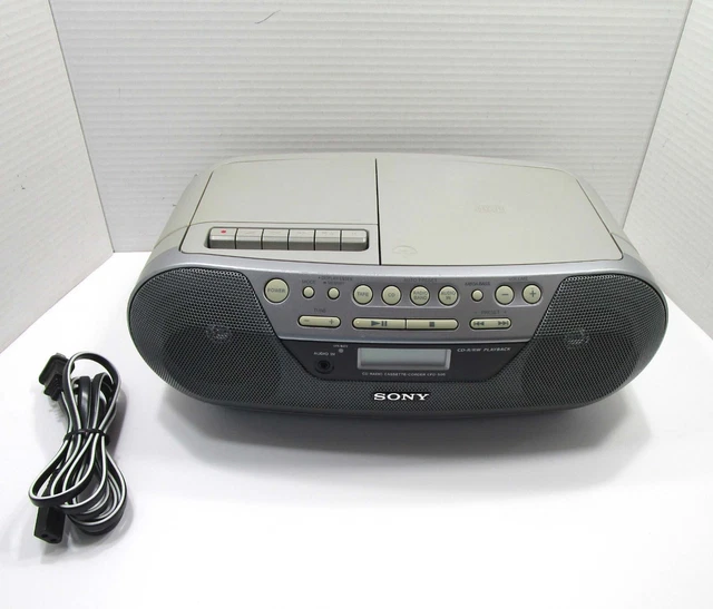 SONY CFD-S05 PORTABLE CD Radio Cassette Boombox $39.95 - PicClick CA