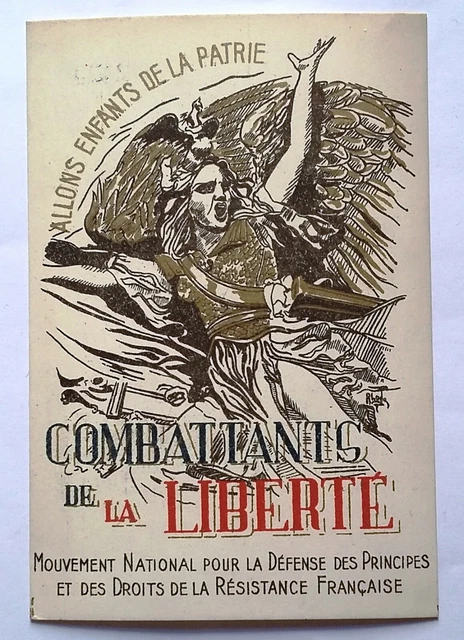 &FFI CARD RESISTANCE "FREEDOM FIGHTERS" Politics Communism ORIGINAL £30 ...