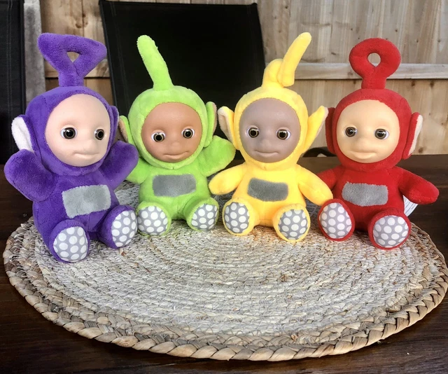 COMPLETE SET OF Sitting Teletubbies, Plush Soft Toys, Cbeebies £14.99 ...