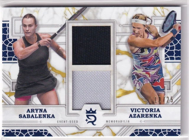 TOPPS ROYALTY 2024 Tennis PSP-AS Aryna Sabalenka Victoria Azarenka ...