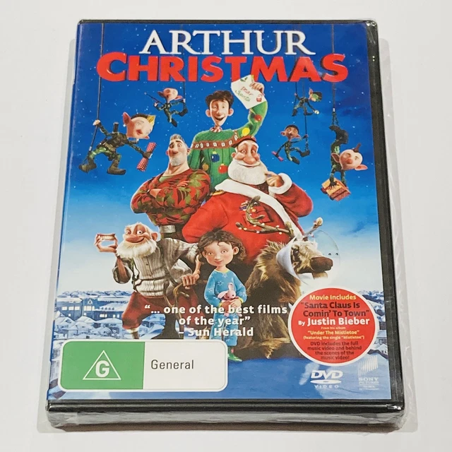 ARTHUR CHRISTMAS (DVD, 2011) BRAND NEW sealed + Fast Free Post $10.99 ...