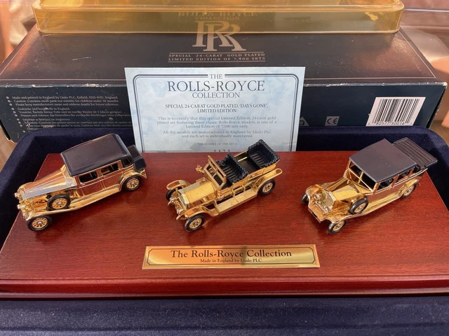 THE ROLLS ROYCE Collection 24 Carat Gold Plated ‘Days Gone’ Edition Set ...