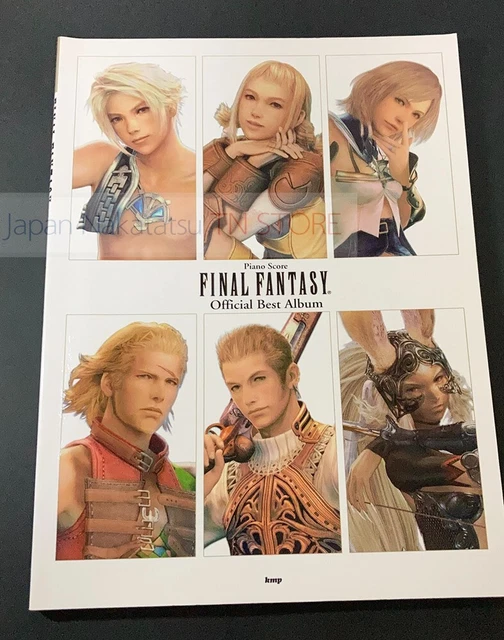 FINAL FANTASY OFFICIAL Best Piano Score Sheet Music Book Collection ...