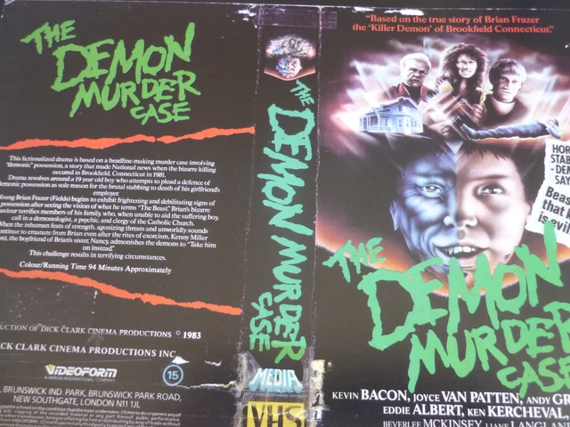 REPRODUCTION VHS SLEEVE cover video the demon murder case 1985 £16.32 ...