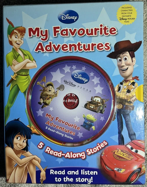 DISNEY MY FAVOURITE Adventures 5 Books Collection Box Set With CD ...