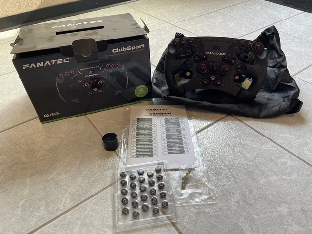 FANATEC CLUBSPORT STEERING Wheel Formula V2 with QR and Advanced Paddle ...