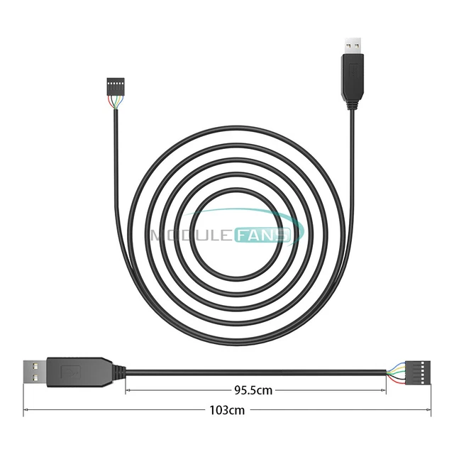 FT232RL 6PIN FTDI USB To Serial adapter Module USB TO TTL RS232 Arduino ...
