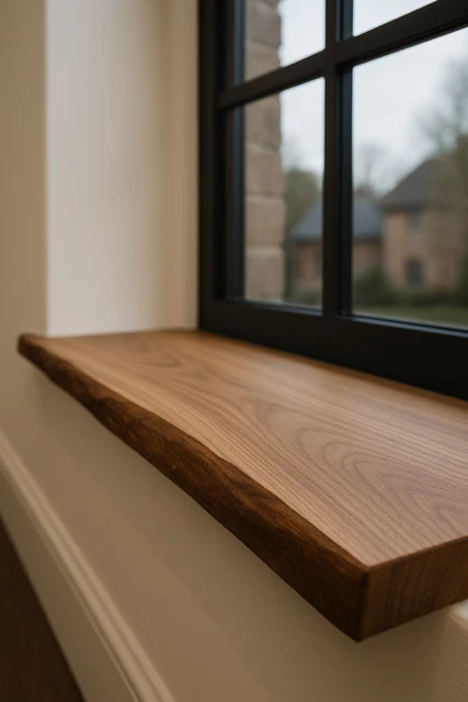 WINDOW SILL - Live Edge and Rustic - Handmade Bespoke Shelf £10.79 ...