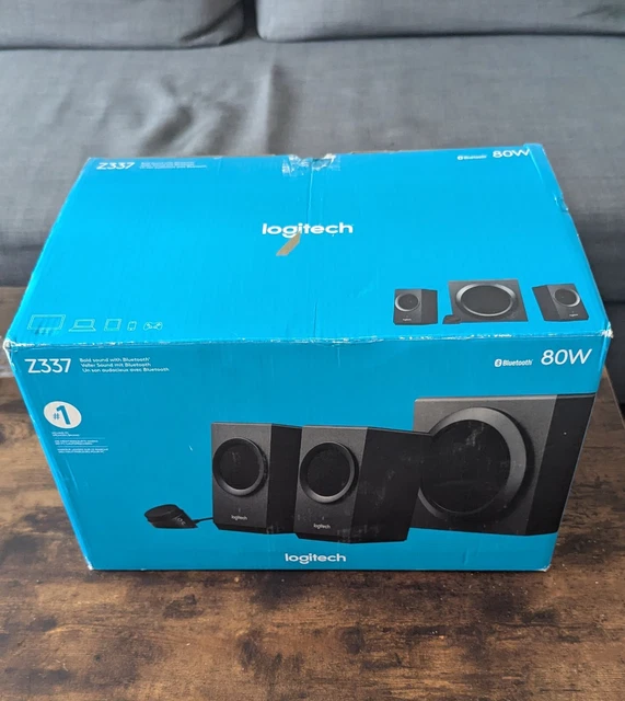LOGITECH - Z337 speaker set 2.1 channels 80 W Bluetoooth+subwoofer £38.94 - PicClick UK