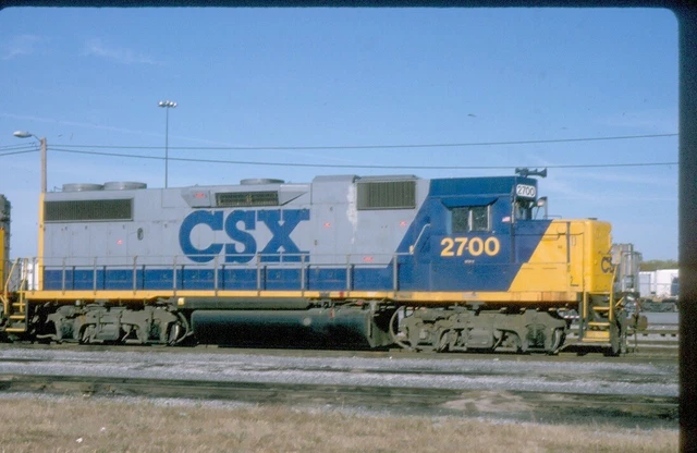 CSX 2700 GP38-2, Chicago, Il, 10/95; Kodachrome Original EUR 3,60 - PicClick FR