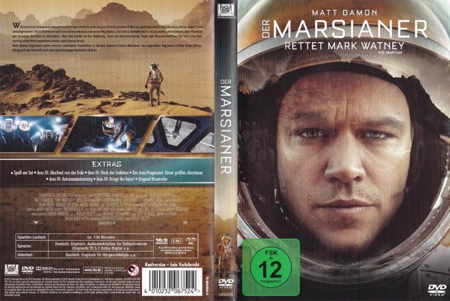 DER MARSIANER - Rettet Mark Watney (Matt Damon, Jeff Daniels, Sean Bean ...