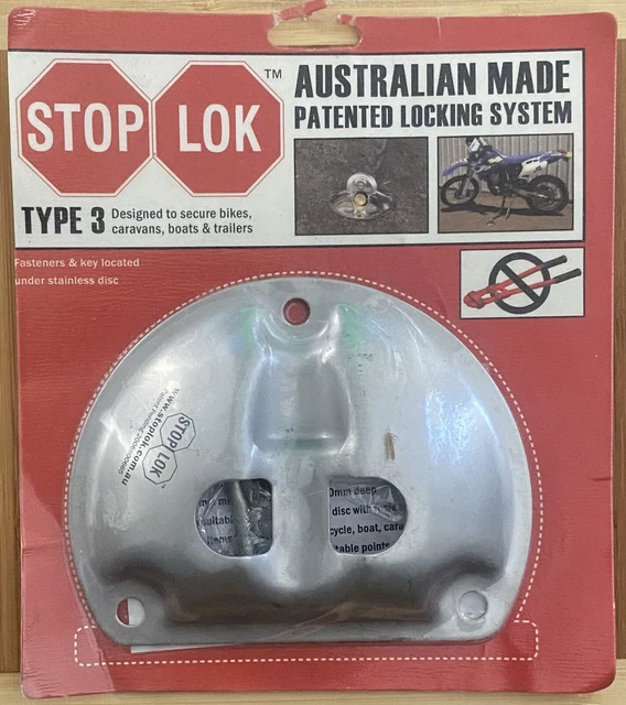 STOP LOK AUSTRALIAN Made Patented Locking System Type 3 Designed to ...