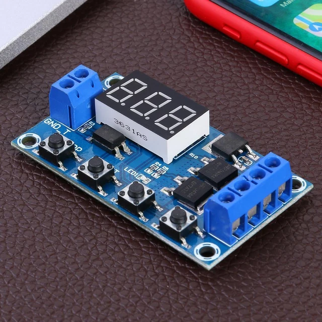 DIY RELAY DELAY Trigger Time Circuit Timer Control Board w/Optocoupler ...