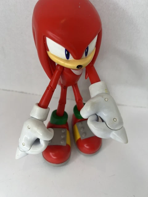 JAZWARES SEGA SUPER Poser KNUCKLES Sonic The Hedgehog 6" inch Action ...