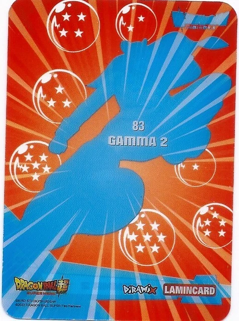 DRAGONBALL - SUPER Hero Lamincards Diramix - N° 83 GAMMA 2 EUR 3,00 ...