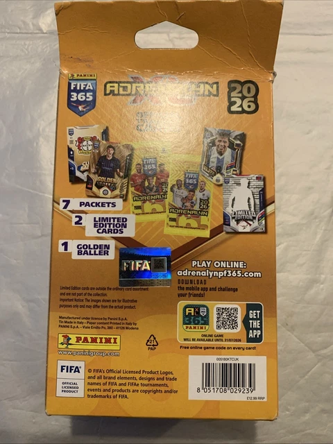 PANINI FIFA 365 Adrenalyn 2026 Mega Tin RARE! £13.95 - PicClick UK