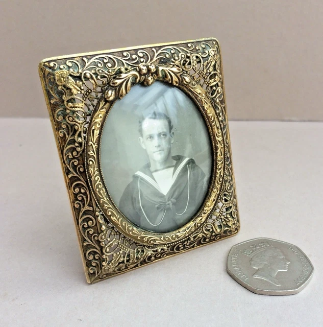 VINTAGE MINIATURE ART Deco photo frame £2.99 - PicClick UK