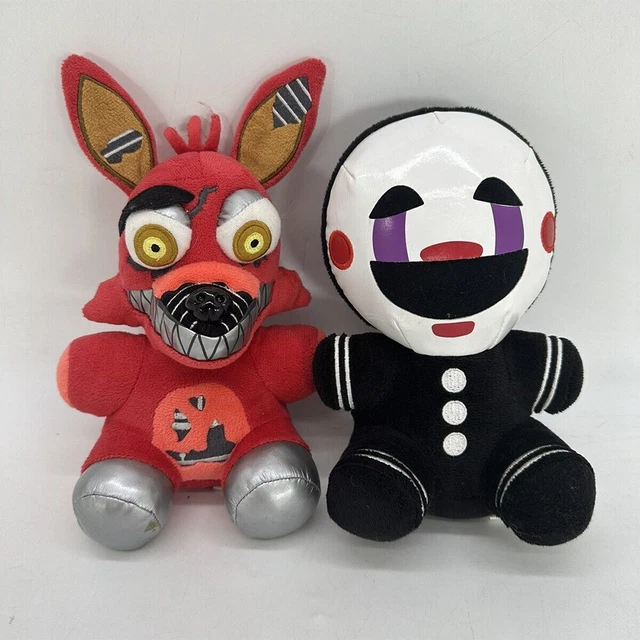 UK 2X FIVE Nights at Freddy's FNAF Nightmare Foxy and Puppet 8" Plush ...