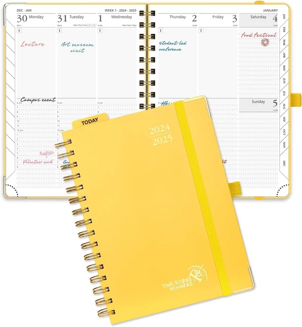 POPRUN PLANNER 2024-2025, akademischer Planer (Juli 2024-Juni 2025 ...