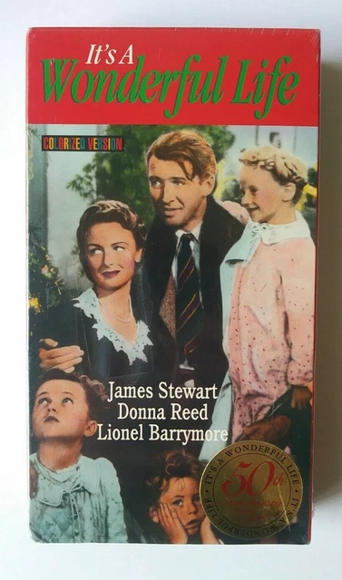 IT'S A WONDERFUL LIFE - VHS 1996 Brand New Sealed 50th Anniversary ...