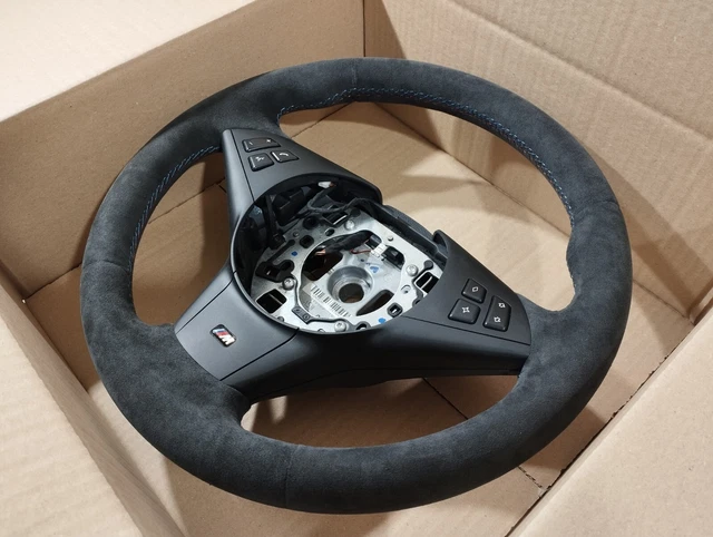 BMW E60 E61 E63 E64 M Steering Wheel REFINSHED Alcantara Suede NEW OEM M5 M6 £358.81 - PicClick UK