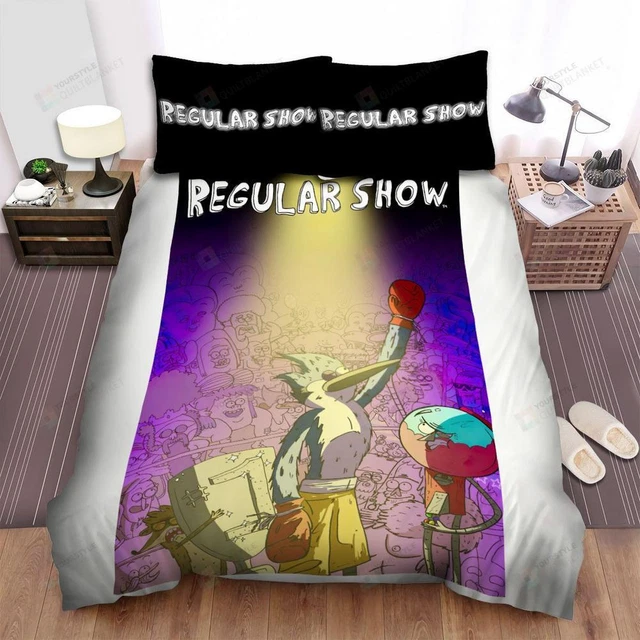 REGULAR SHOW MORDECAI Becoming Boxing Champion Quilt Duvet Cover Set ...