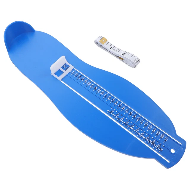 FOOT MEASURING DEVICE Plastic Feet Ruler Measurement Chart Adult Gauge ...