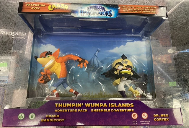 SKYLANDERS IMAGINATORS THUMPIN Wumpa Islands Crash Bandicoot & Dr Neo ...