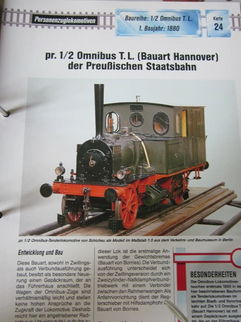 DAMPFLOK MIT RISSZEICHNUNG P21 Pr. T1 2/2 Omnibus T1 Bauart lentz KPWV ...