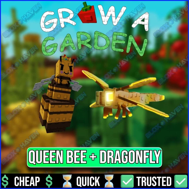 [🟢] GROW A Garden | 🔥Queen Bee + Dragonfly Bundle🔥 |🛒Cheap & Quick ...