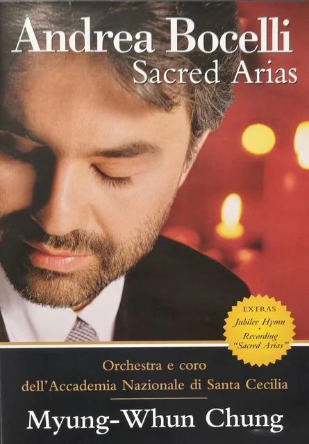 ANDRE BOCELLI DVD Sacred Arias (Region All, 1999) VGC, Free Post £7.52 ...