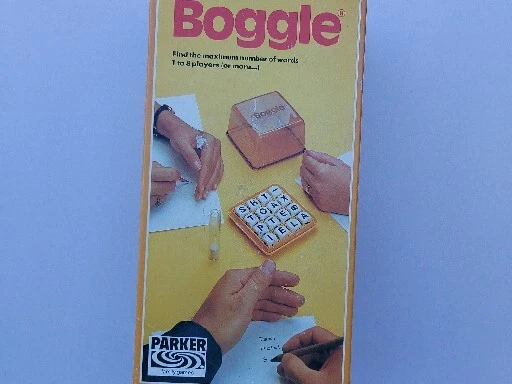 VINTAGE BOGGLE 1985 Word Dice Game by Parker Brothers £4.75 - PicClick UK