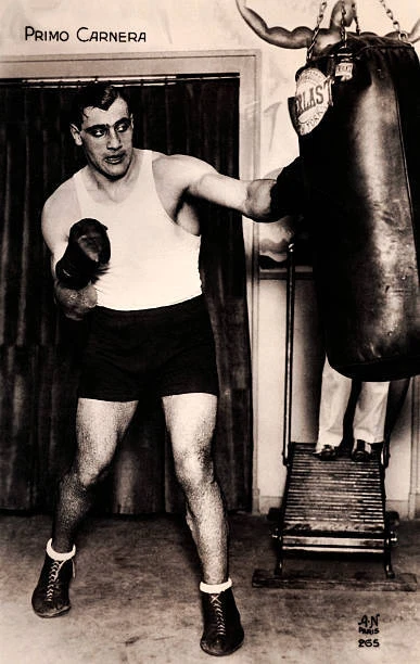 ITALIAN HEAVYWEIGHT BOXING Champion Primo Carnera In 1930 Boxing OLD ...