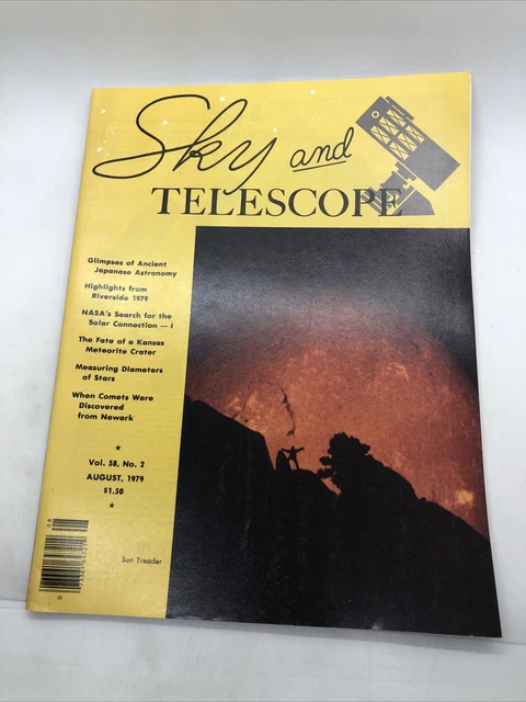 SKY AND TELESCOPE Magazine August, 1979 £13.50 - PicClick UK