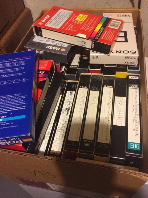 BULK LOT OF 28 lbs of VHS tapes Pre Owned, used, may have some fun ...