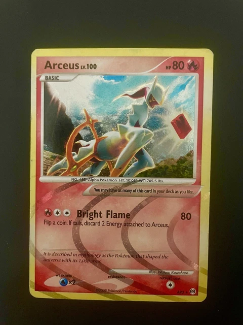 POKEMON CARD - ARCEUS LV 100 - AR3 G/Ex - HOLO - RARE - ENG EUR 6,00 ...
