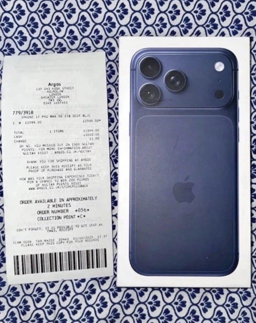 APPLE IPHONE 17 pro max £657.72 - PicClick UK