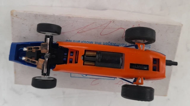 PREFO AUTORENNBAHN DDR Rennbahn 1 Stück Melkus Wartburg F3 in Blau ...