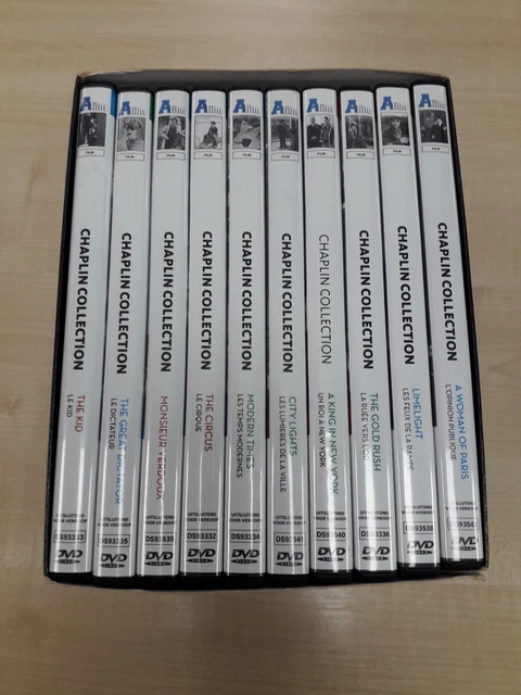 CHARLIE CHAPLIN COLLECTION DVD Boxset 10 DVD classic films Dutch ...