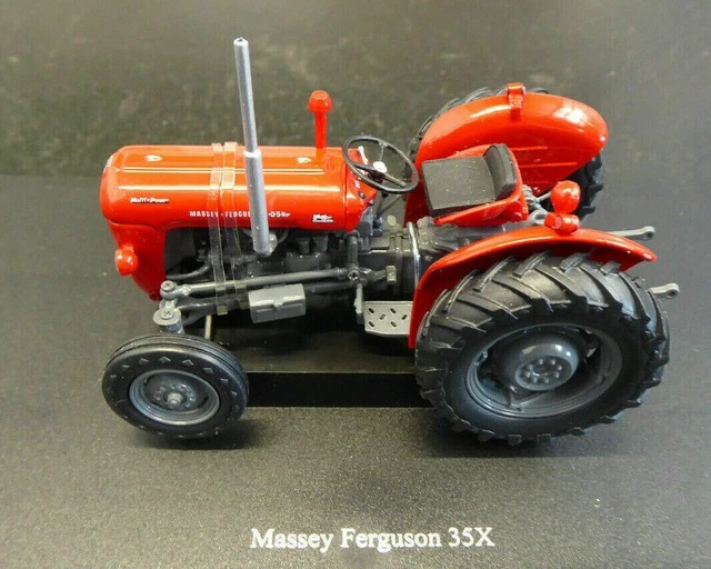 UNIVERSAL HOBBIES DIE-CAST Massey Ferguson 35X Collector Tractor Model ...