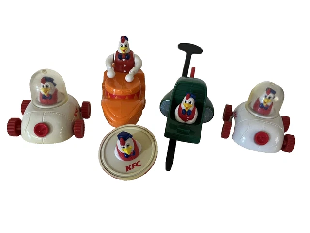 KFC VINTAGE CHICKY Kids Meal Toys Bundle Of 5 Good Condition Free ...