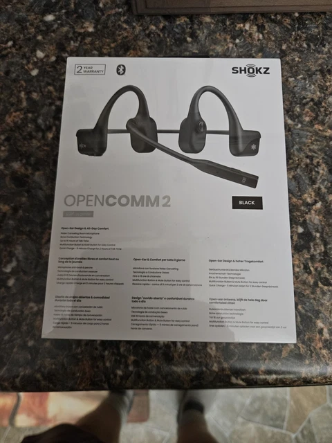 NEW SHOKZ OPENCOMM2 2025 Update Bone Conduction Stereo Bluetooth ...