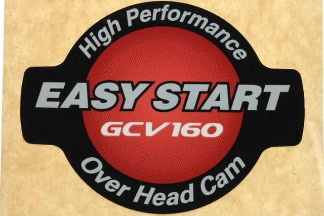 HONDA GCV160 MOTOR Starter Rückstoss Aufkleber Sticker Emblem Original ...