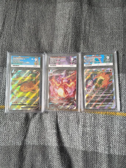 POKÉMON 2022 CHARIZARD UPC Promo'sACE Grading 9 With Ace Labels Swsh260 ...