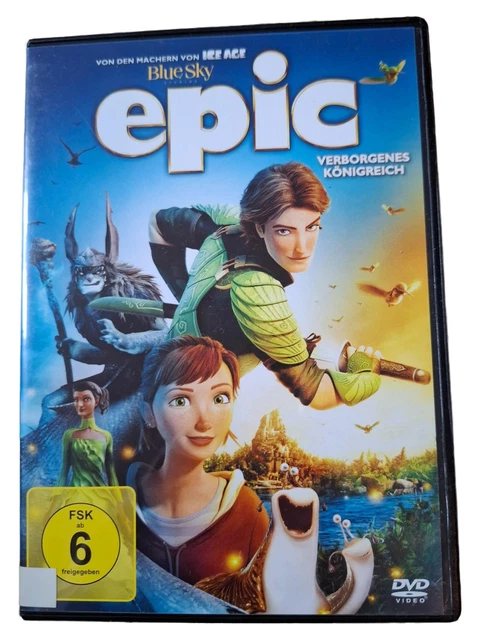 EPIC DAS VERBORGENE Königreich DVD Animationsfilm Blue Sky Studios FSK ...