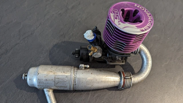 NOVAROSSI P5 XL .21 Rc Engine With Novarossi 9901 Pipe £100.00 - PicClick UK
