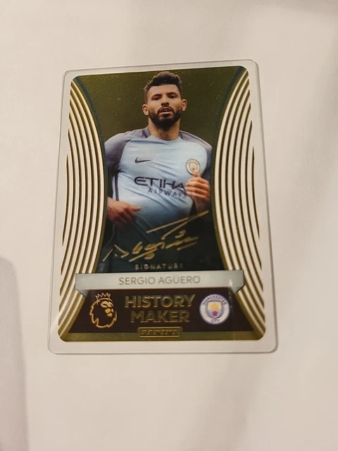 PANINI ADRENALYN XL PL 2025-SERGIO AGUERO HISTORY MAKER SIGNED CARD £3. ...